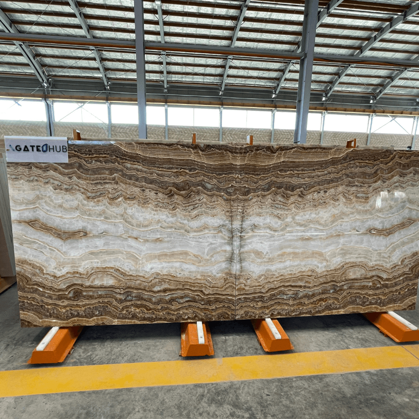Arizona Wave Onyx Marble Polished Floor & Wall Tiles | Agate Hub